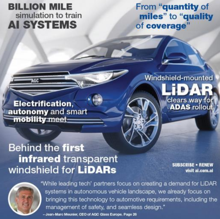 Behind the first infrared transparent windshield for LiDARs - Wideye